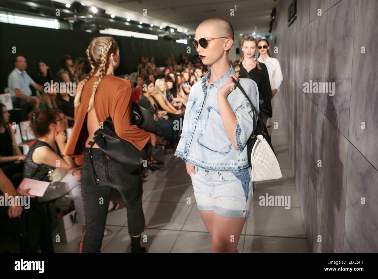 Models on the catwalk for the Myer Street Style and Australian Designer ...