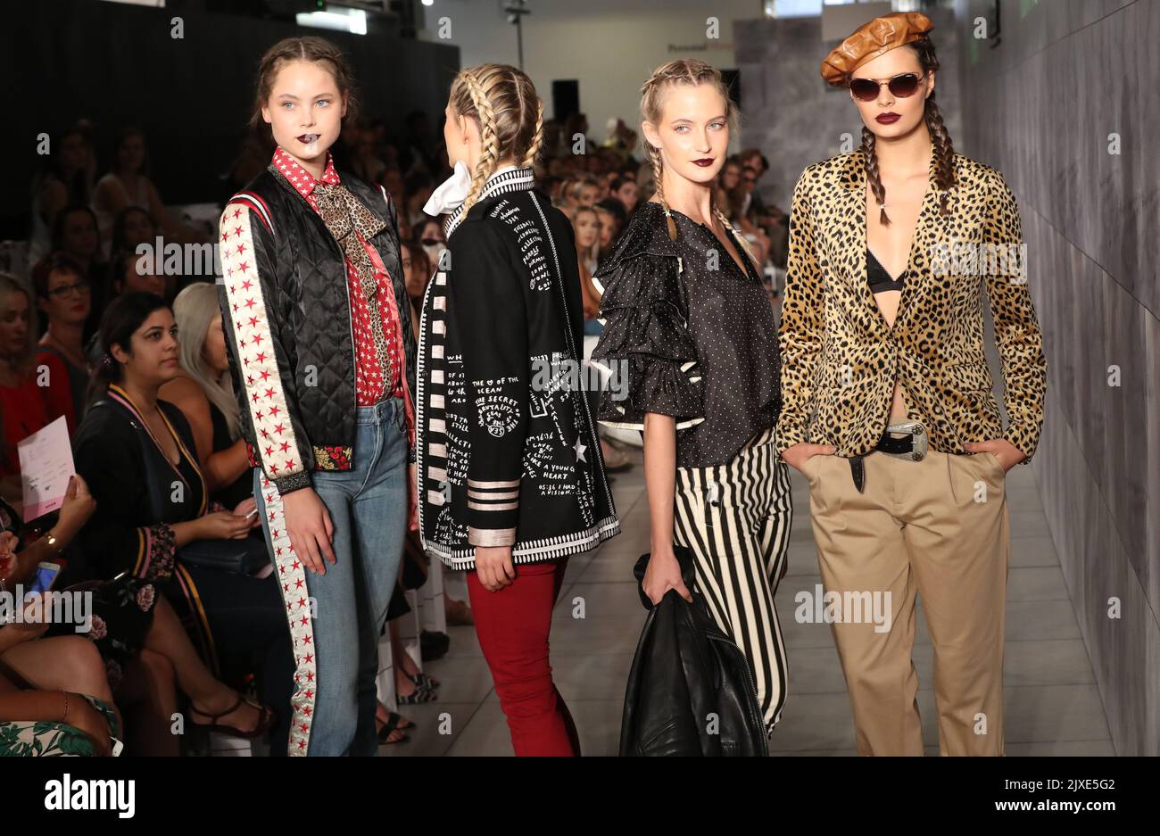 Models on the catwalk for the Myer Street Style and Australian Designer ...