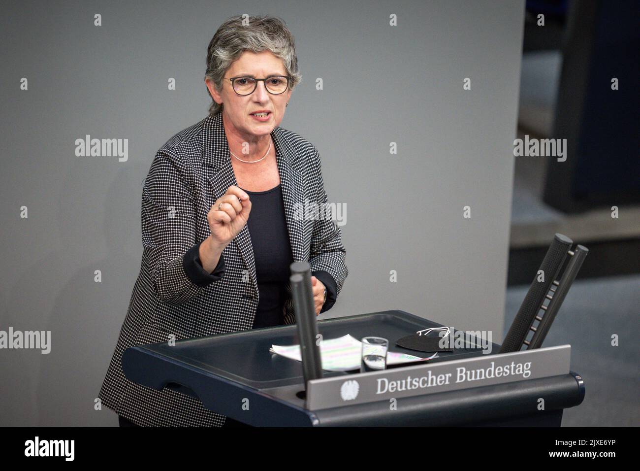Berlin, Germany. 07th Sep, 2022. Britta Haßelmann, parliamentary group ...