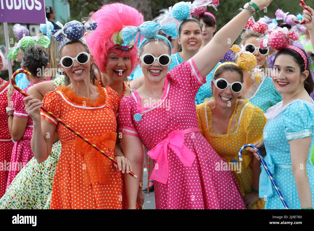 Participants in the 2018 Moomba parade in Melbourne, Monday, March 12 ...