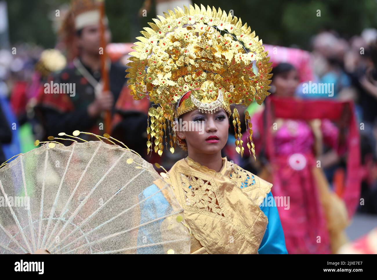 Participants in the 2018 Moomba parade in Melbourne, Monday, March 12 ...