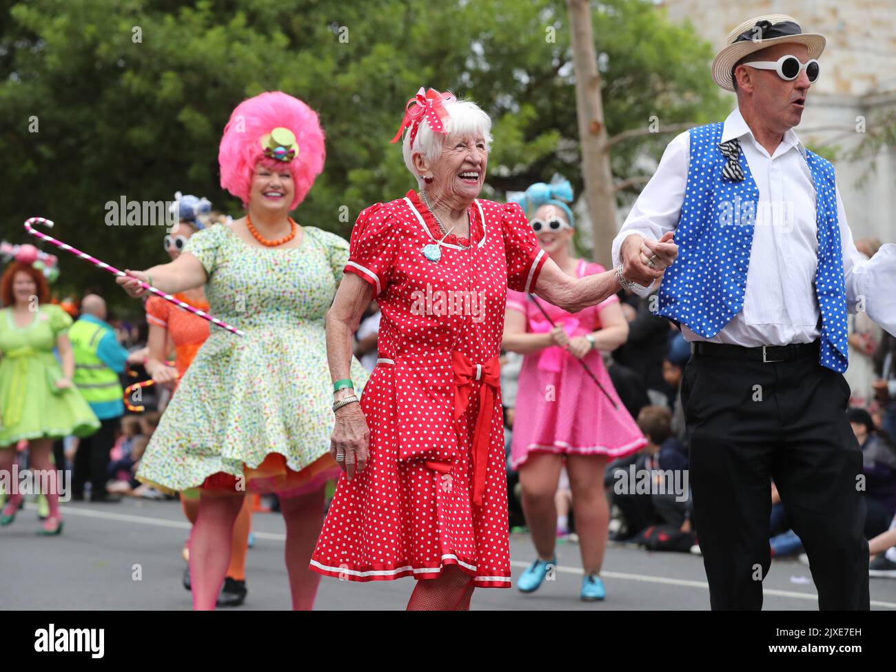 Participants in the 2018 Moomba parade in Melbourne, Monday, March 12 ...