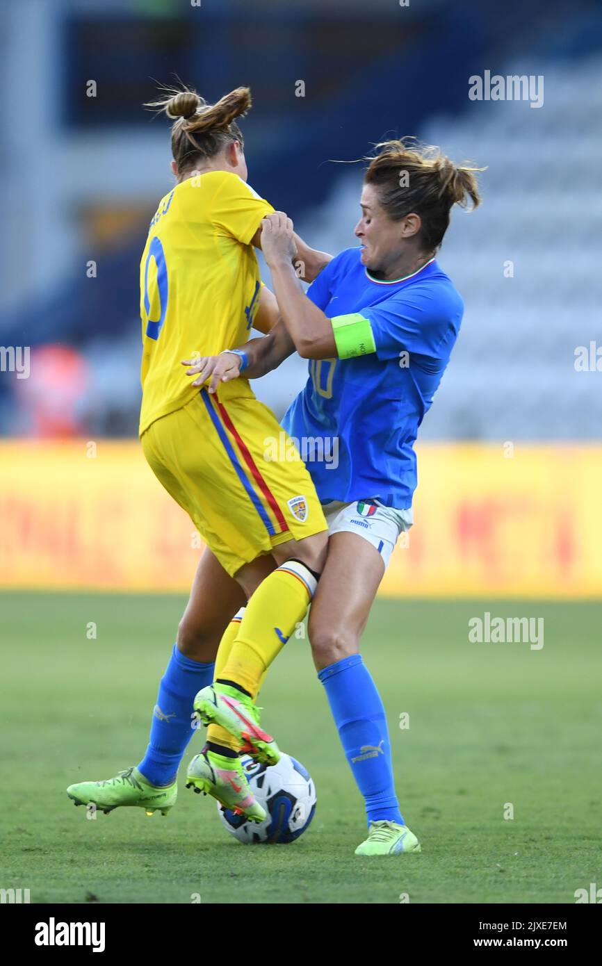 Cristiana Girelli (Italy)Mihaela Ciolacu (Romania) during the Fifa ...