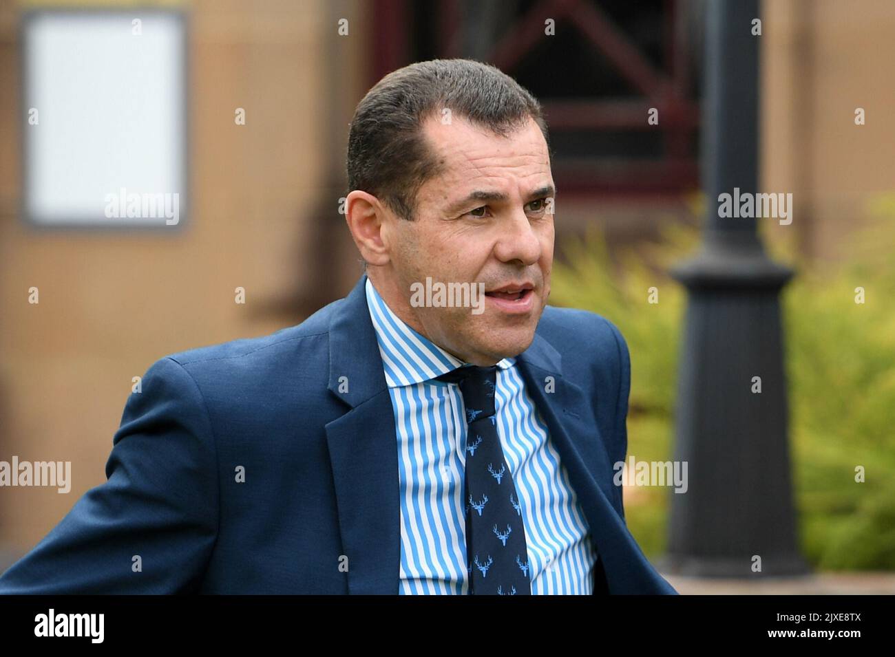Mark Caleo leaves the NSW Supreme Court at Darlinghurst, Sydney ...