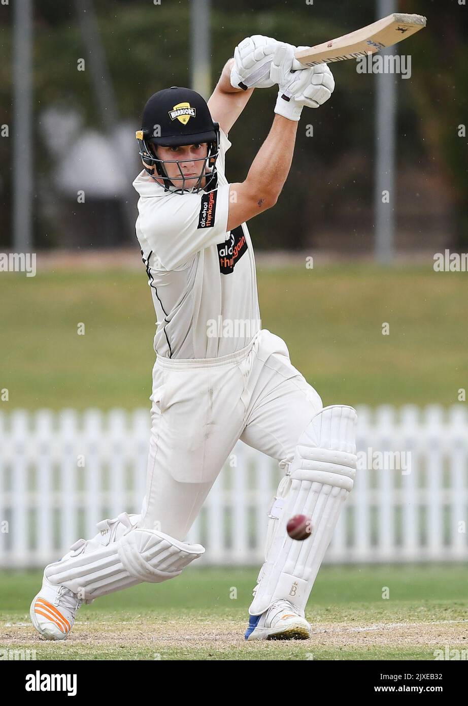 Hilton Cartwright of the Western Warriors bats during day three of the ...