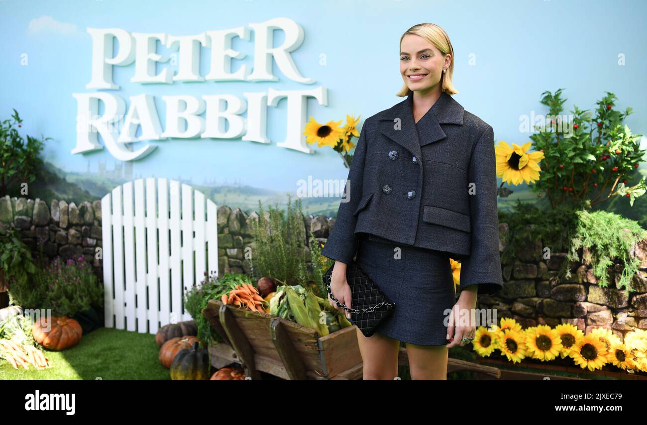 Actress Margot Robbie poses for photographers as she arrives to the ...