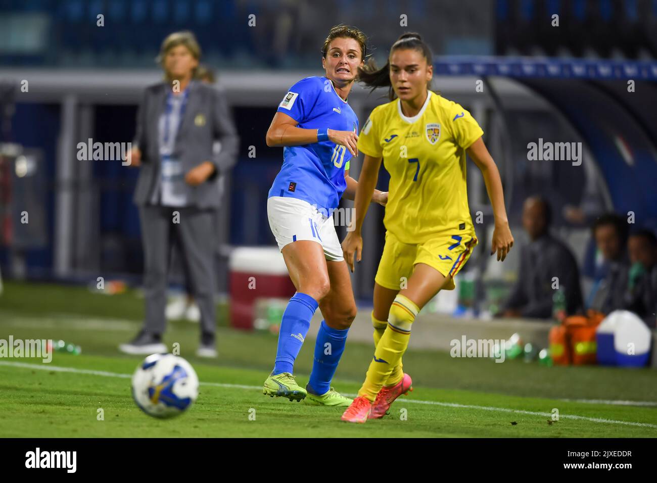 Cristiana Girelli (Italy)Ana Maria Vladulescu (Romania) during the Fifa ...