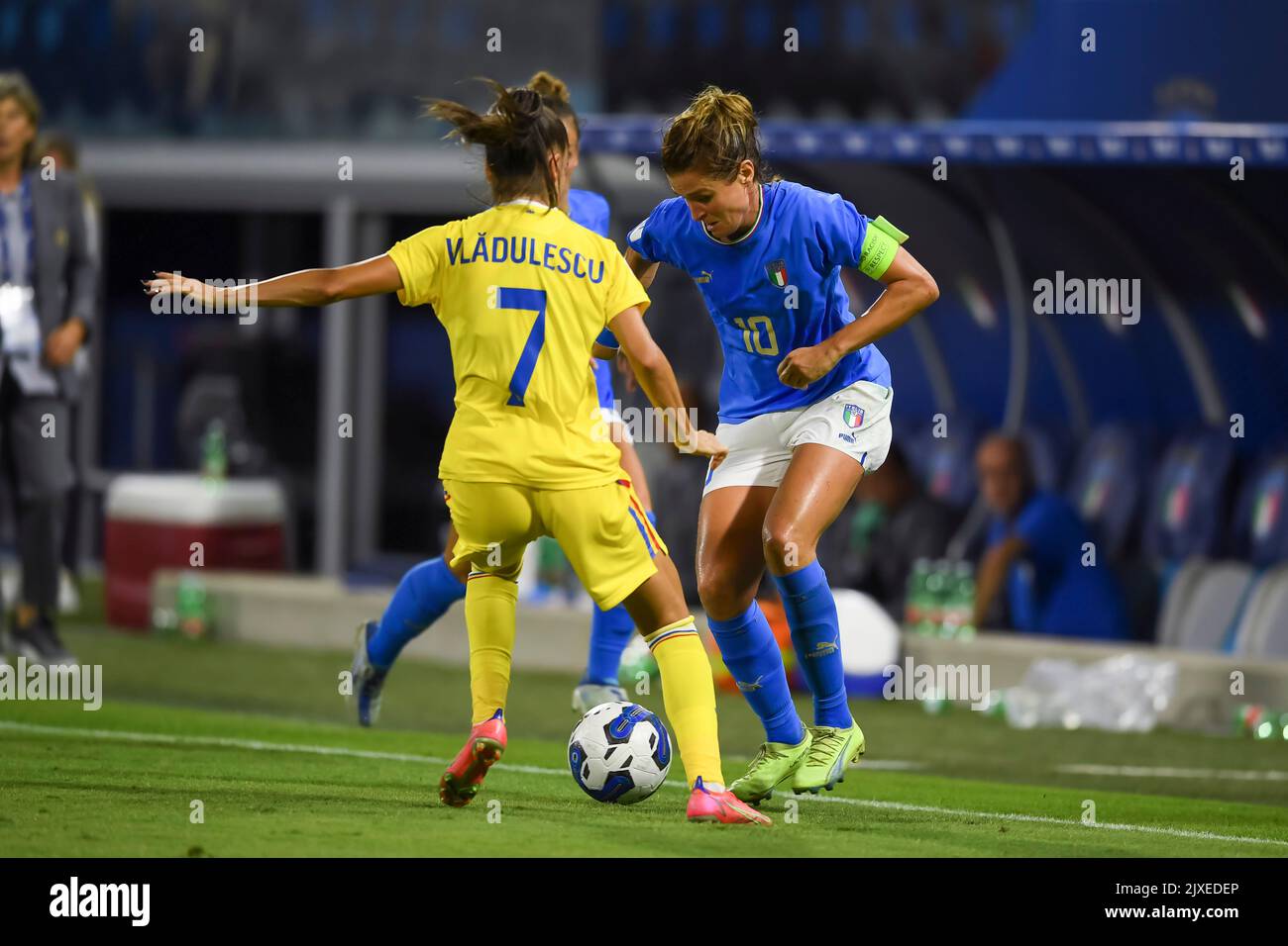 Cristiana Girelli (Italy)Ana Maria Vladulescu (Romania) during the Fifa ...