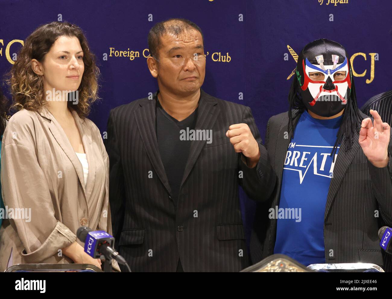 Tokyo, Japan. 7th Sep, 2022. Japanese professional wrestlers The Great ...