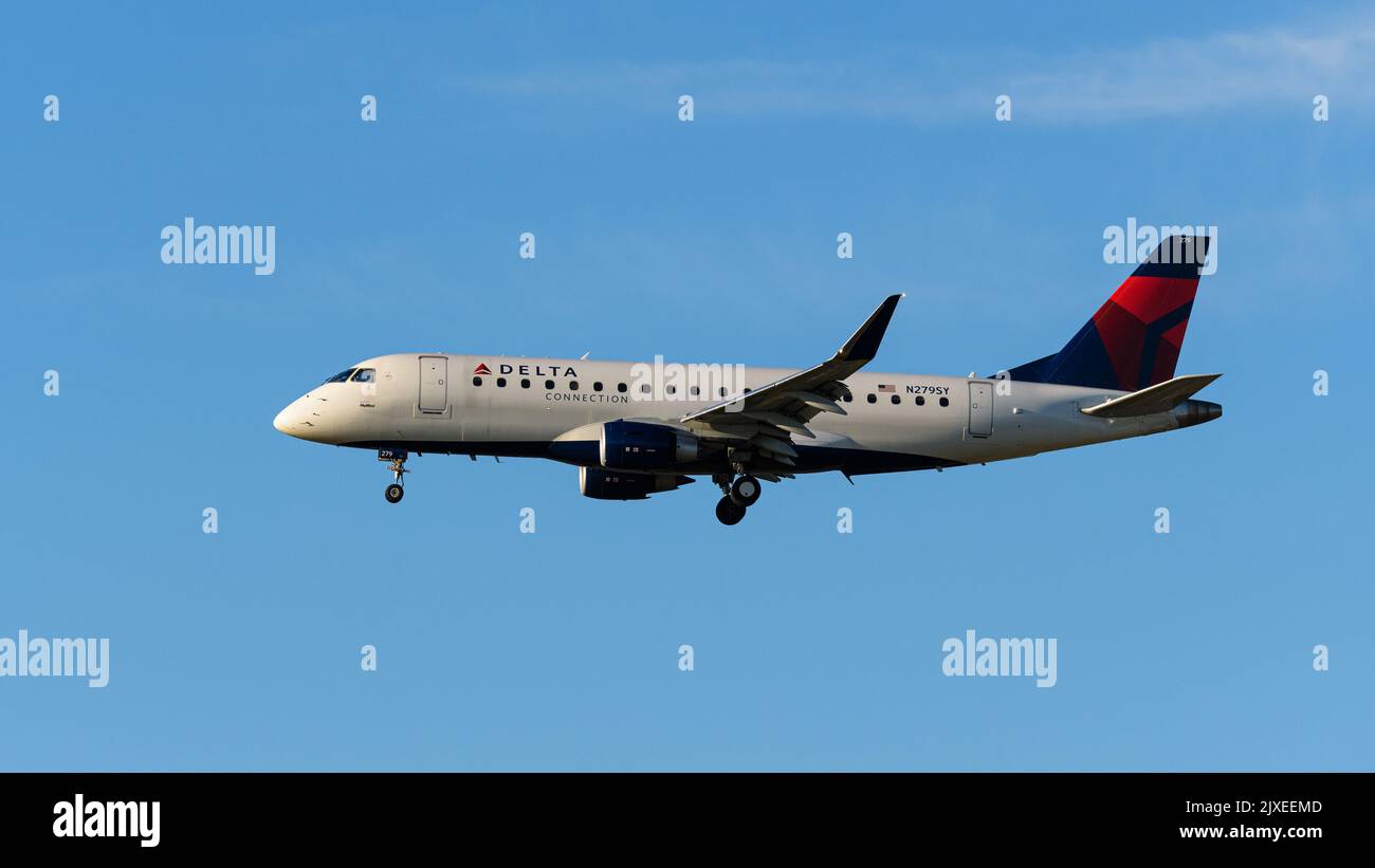 Richmond, British Columbia, Canada. 29th Aug, 2022. A Delta Connection ...