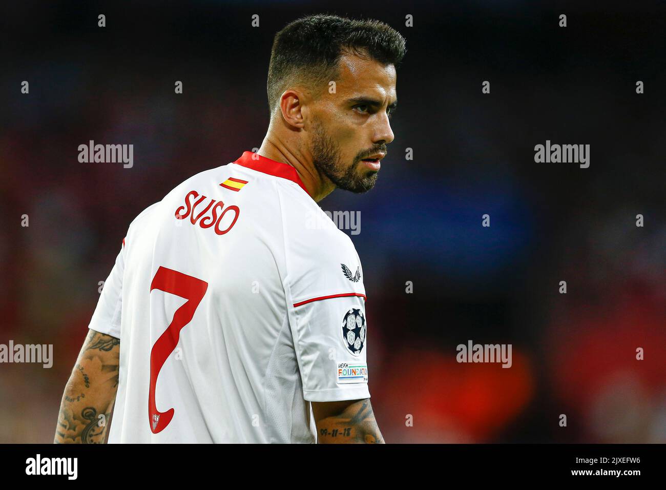Jesus Joaquin Fernandez Suso of Sevilla FC during the UEFA Champions ...
