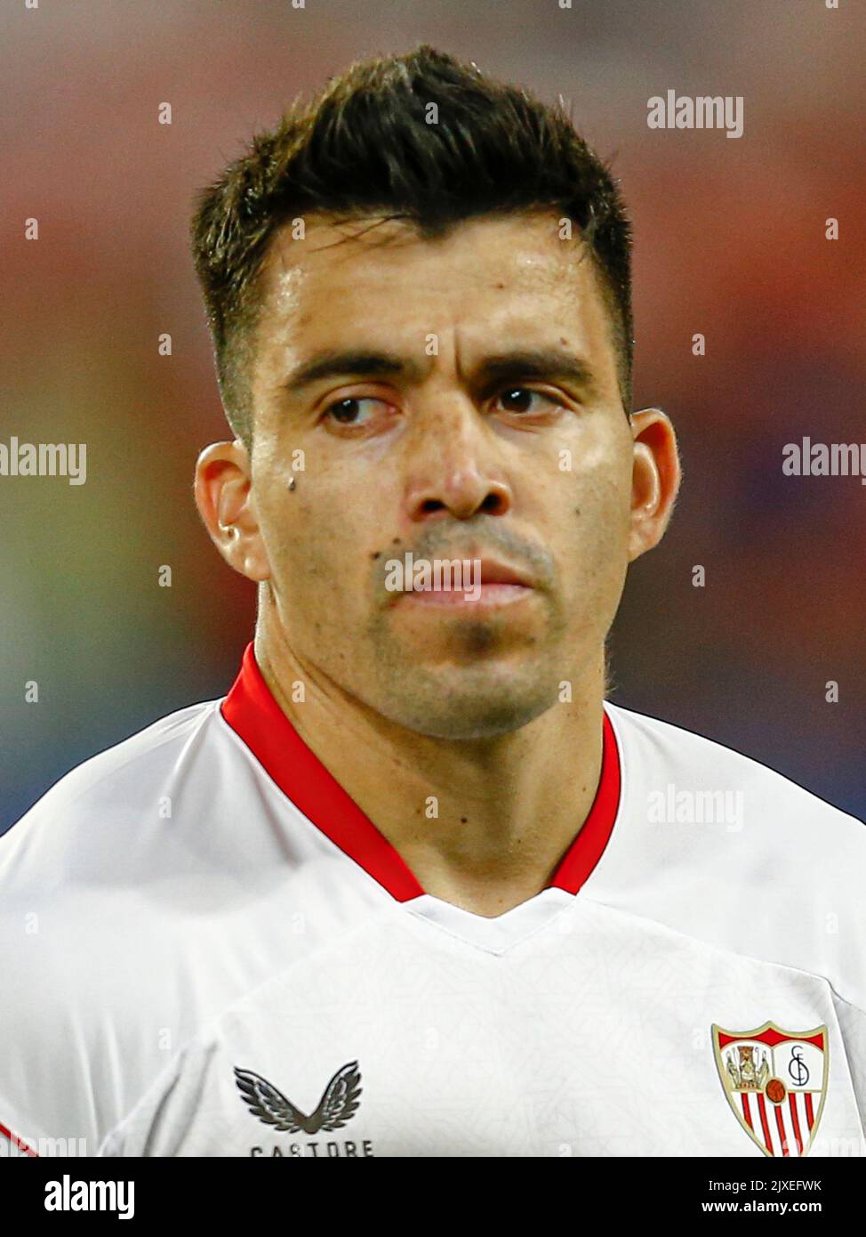 Marcos Acuna of Sevilla FC during the UEFA Champions League Group G ...