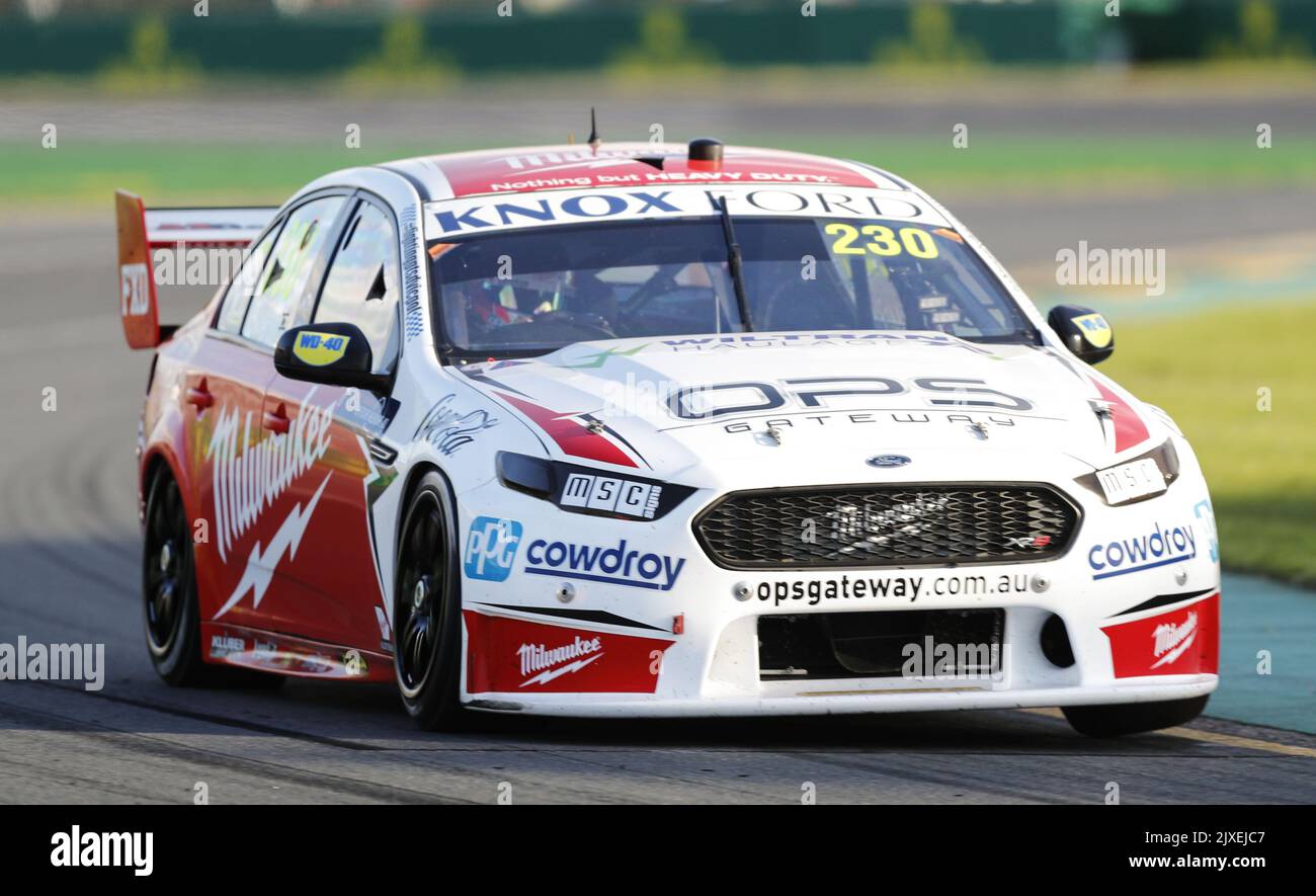 Michael Caruso of Milwaukee Racing seen at turn 1 during Race 1 of the ...