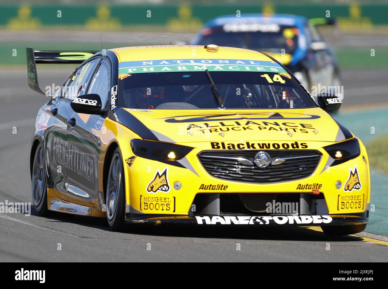 Tim Slade of Freightliner Racing during qualifying for Race 1 of the ...