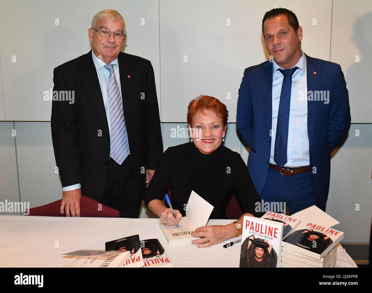 One Nation Senator Brian Burston, One Nation leader Senator Pauline ...