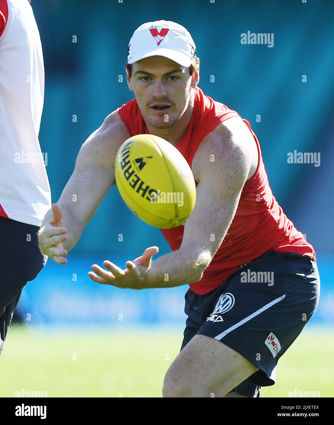 Gary Rohan of the Sydney Swans during a team training session at the ...