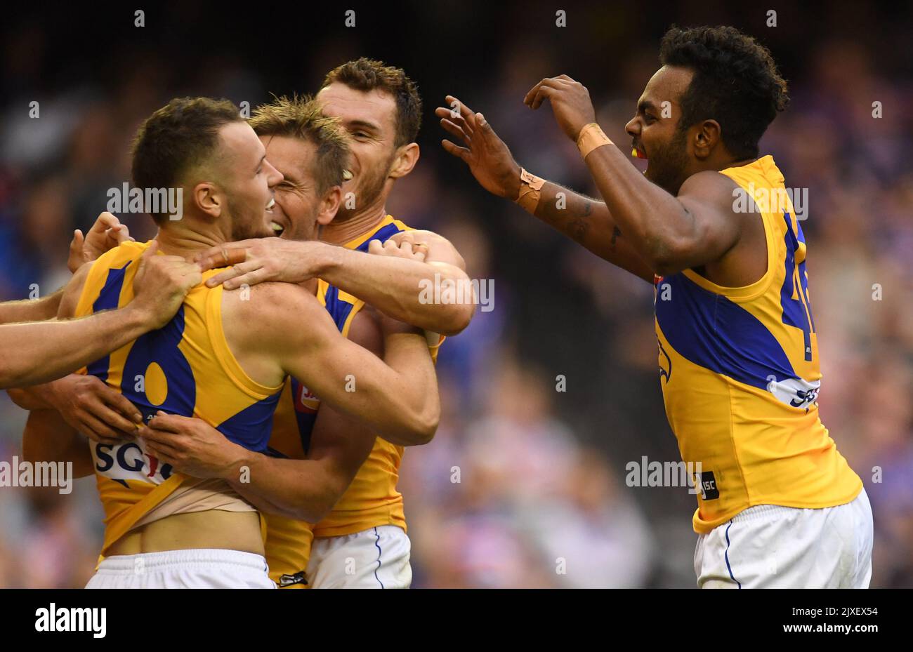 (L-R) Daniel Venables, Mark LeCras, Jack Darling and Willie Rioli of ...