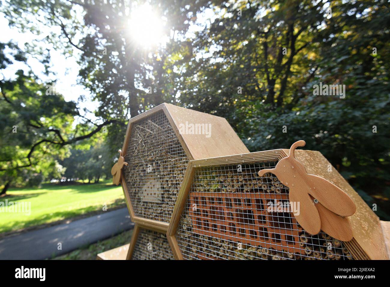 The hotel for insects was opened in Cakovec, Croatia on September 7 ...