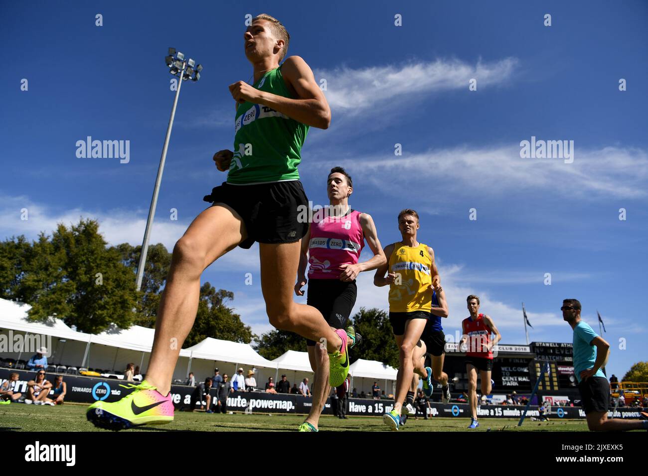 Runners take part in a race during the 2018 Stawell Gift in Central ...