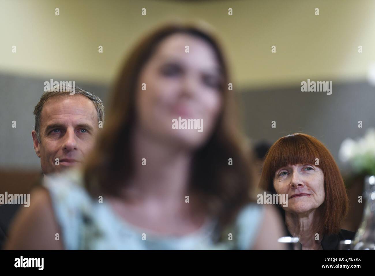 Australian Greens Senators Nick McKim (left) and Rachel Siewert (right ...