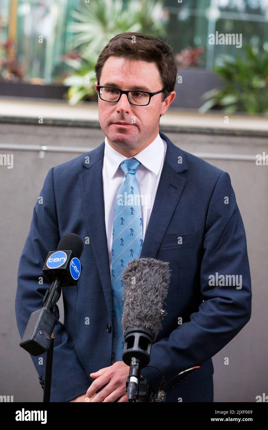 Federal Minister for Agriculture and Water Resources David Littleproud ...