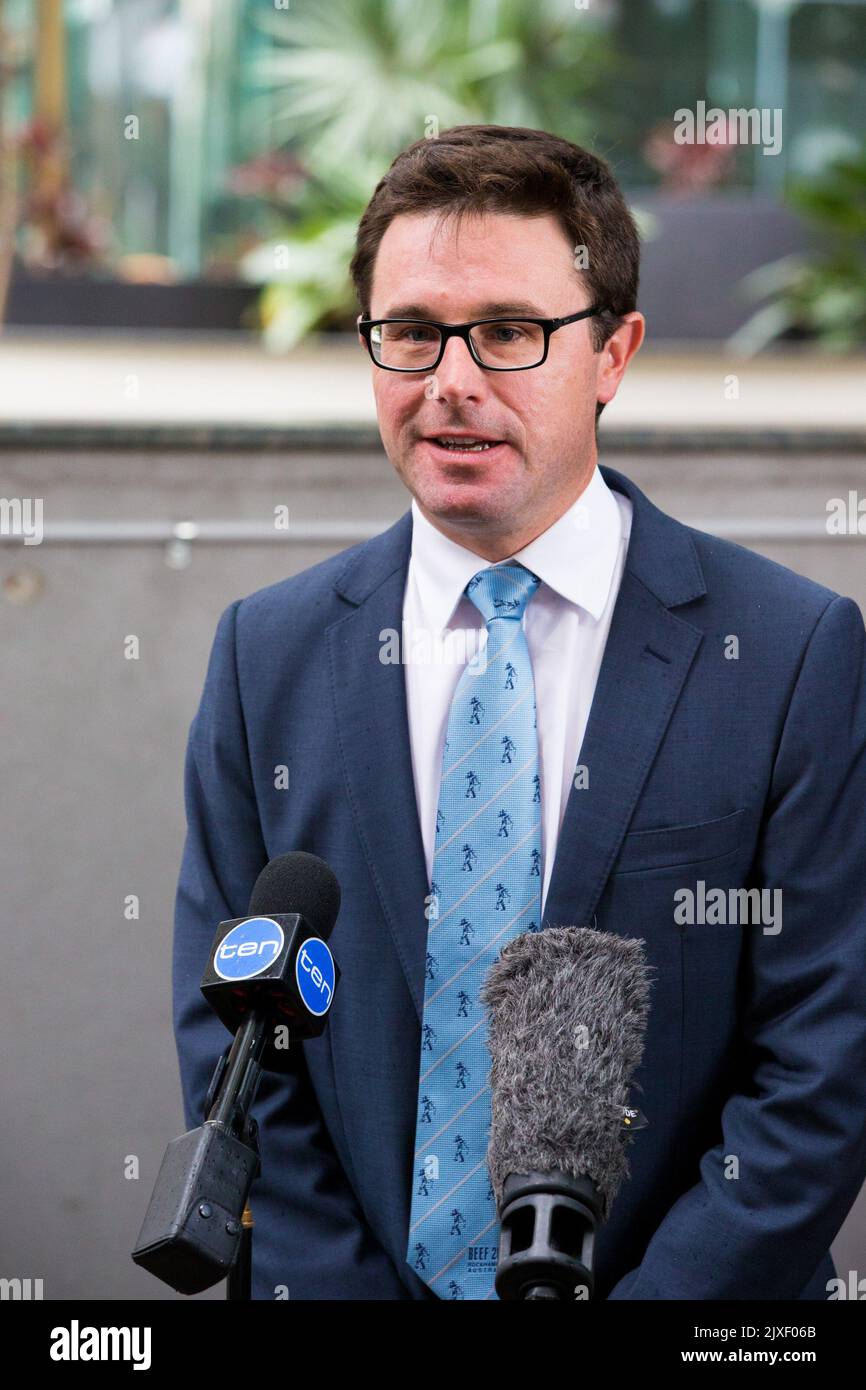 Federal Minister for Agriculture and Water Resources David Littleproud ...