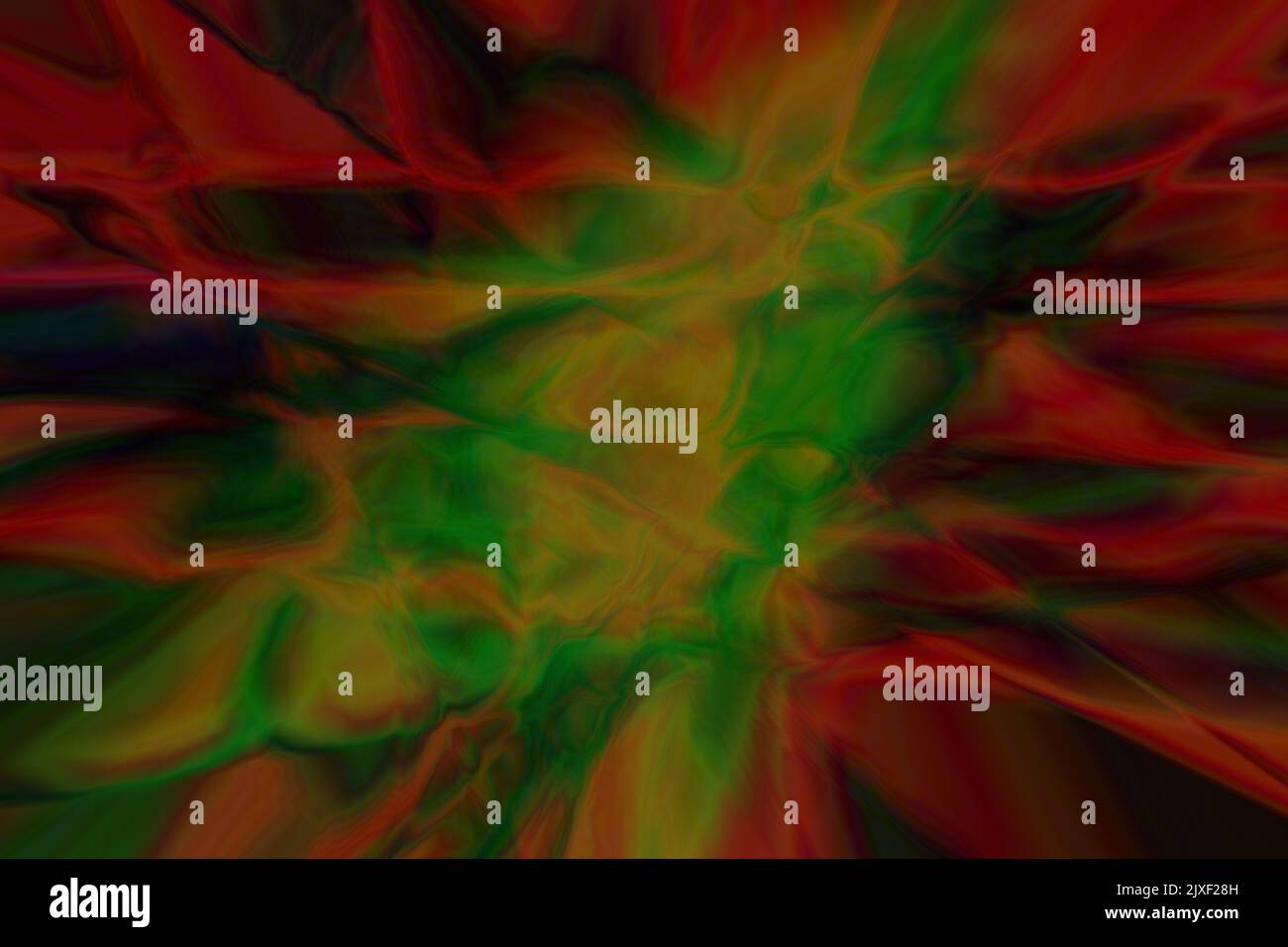 Abstract background, green nasty face emerges from a red mass Stock ...