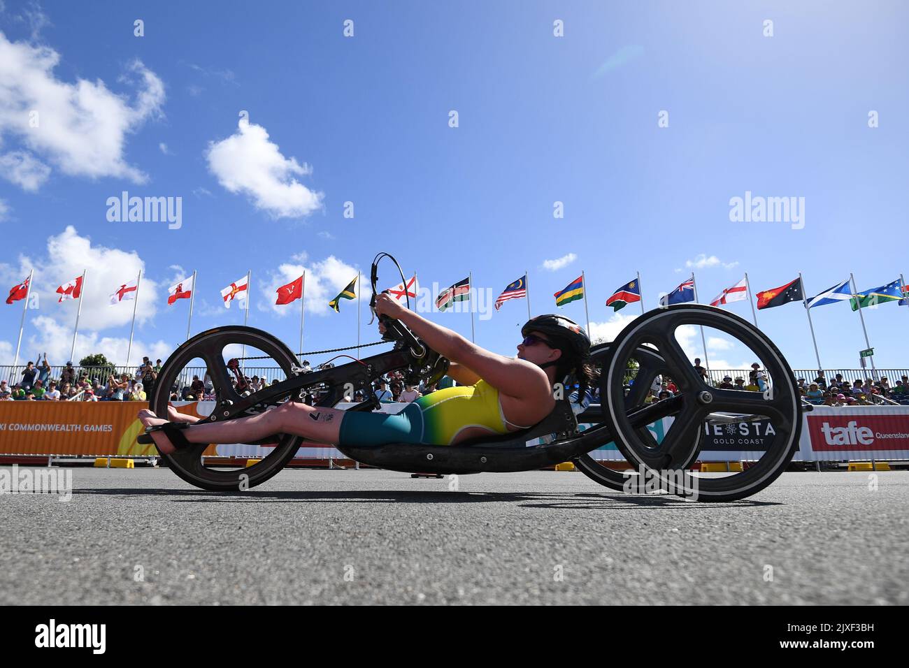 Emily Tapp of Australia competing in the Women's Men's PTWC Final ...