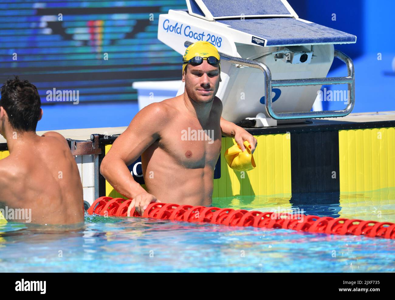James Roberts of Australia during the Men's 50m Freestyle Heats on day ...