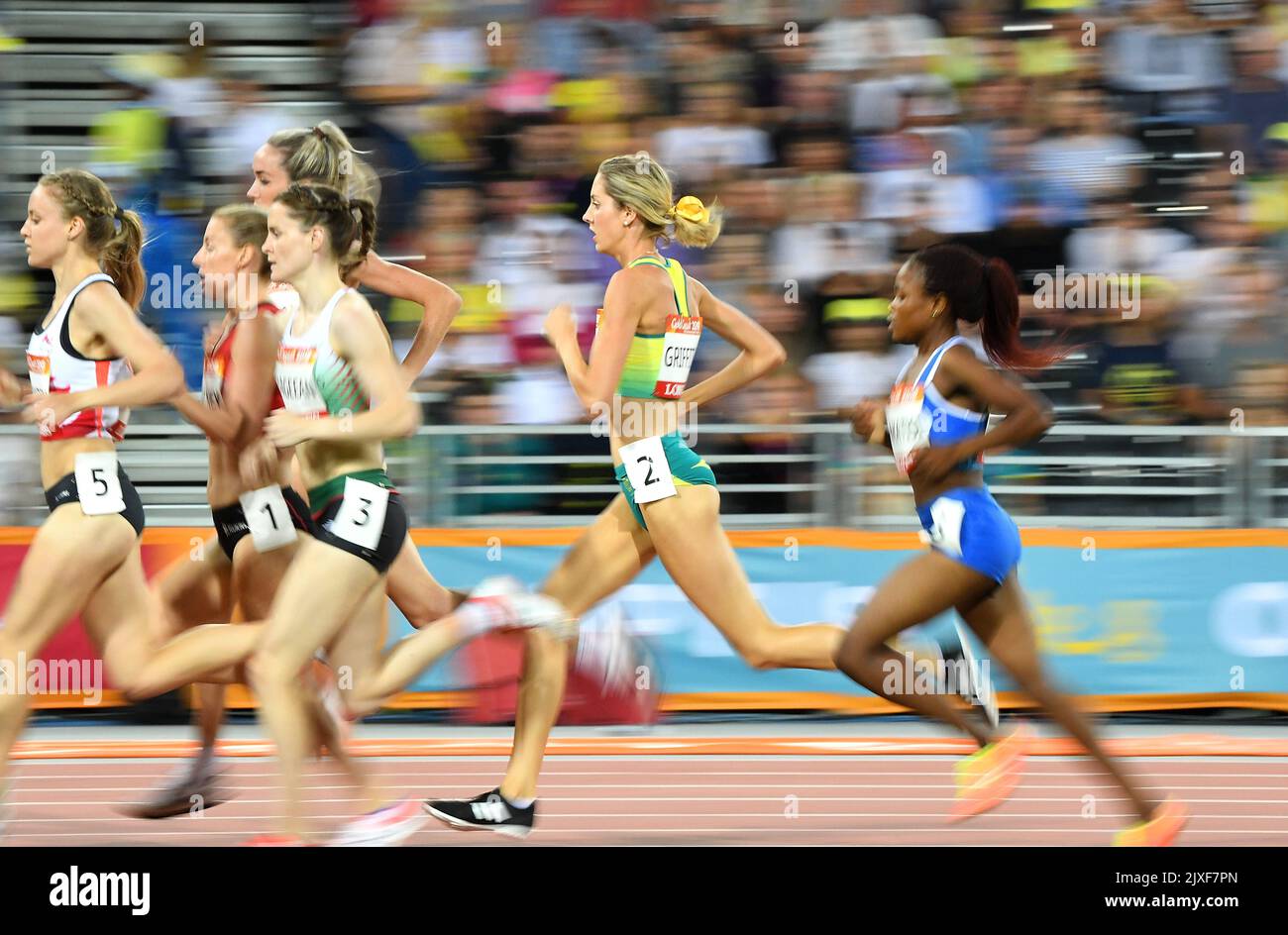 Georgia Griffith of Australia in action during the womens 1500m heat ...