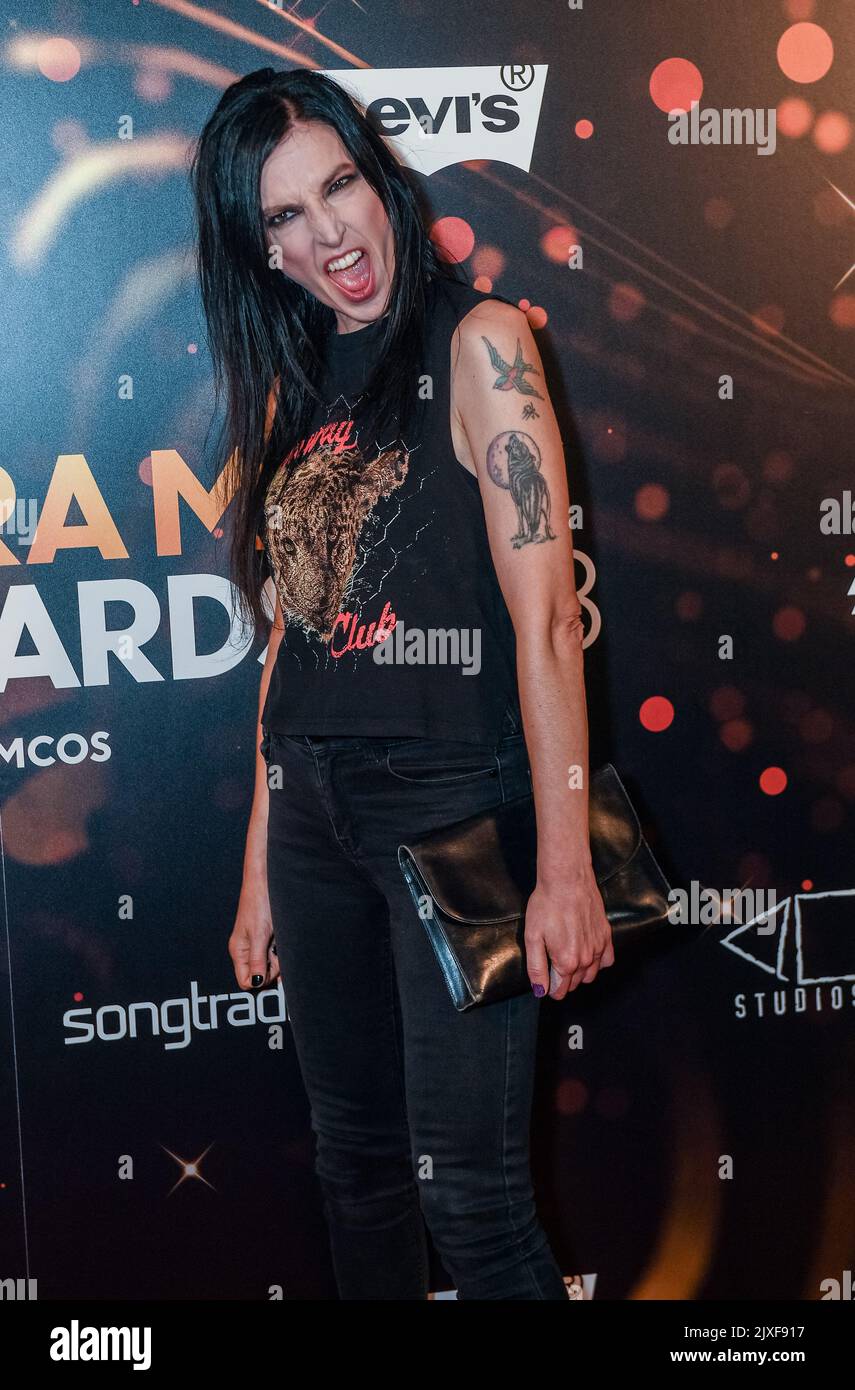 Magic Dirt singer Adalita Srsen walks the red carpet ahead of the 2018 ...