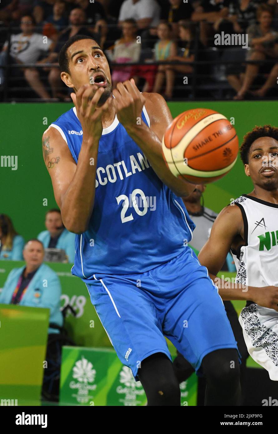 Scotland's Kieron Achara during the Men's Qualifying Finals basketball ...