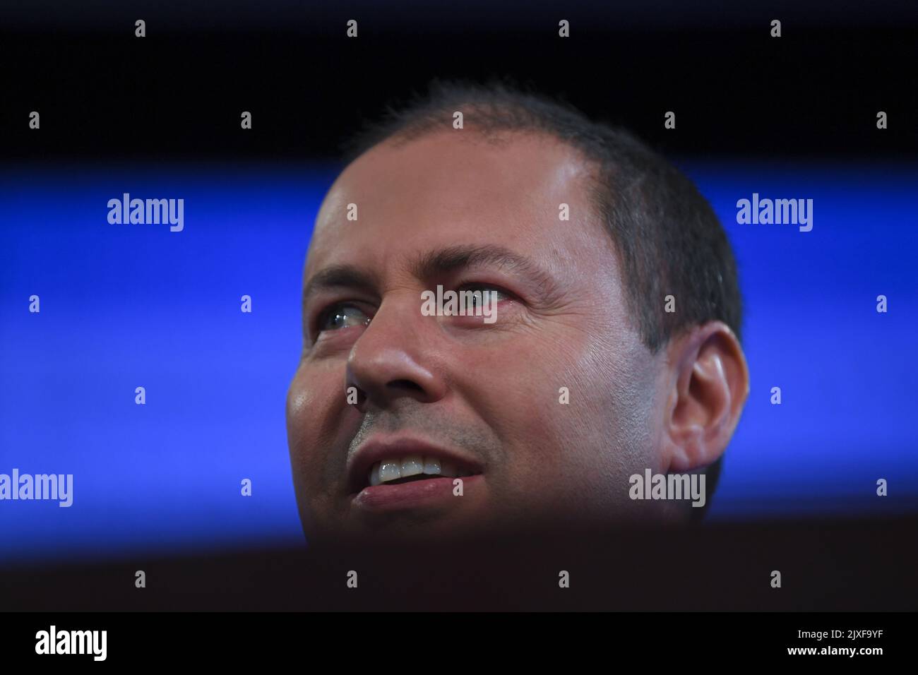 Australian Energy Minister Josh Frydenberg delivers his address to the ...