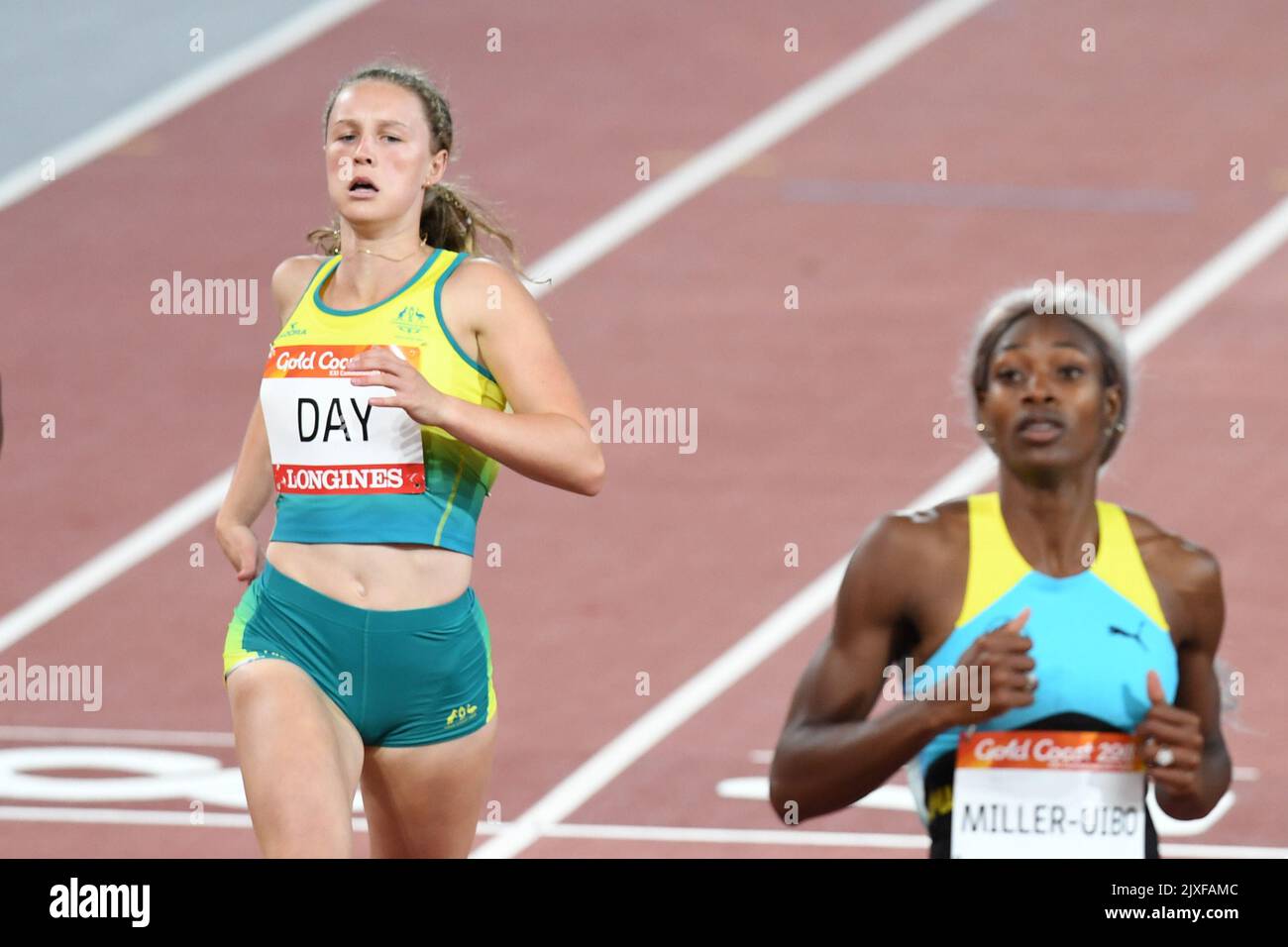 Riley Day of Australia in action in the womens 200m semi-final on day ...