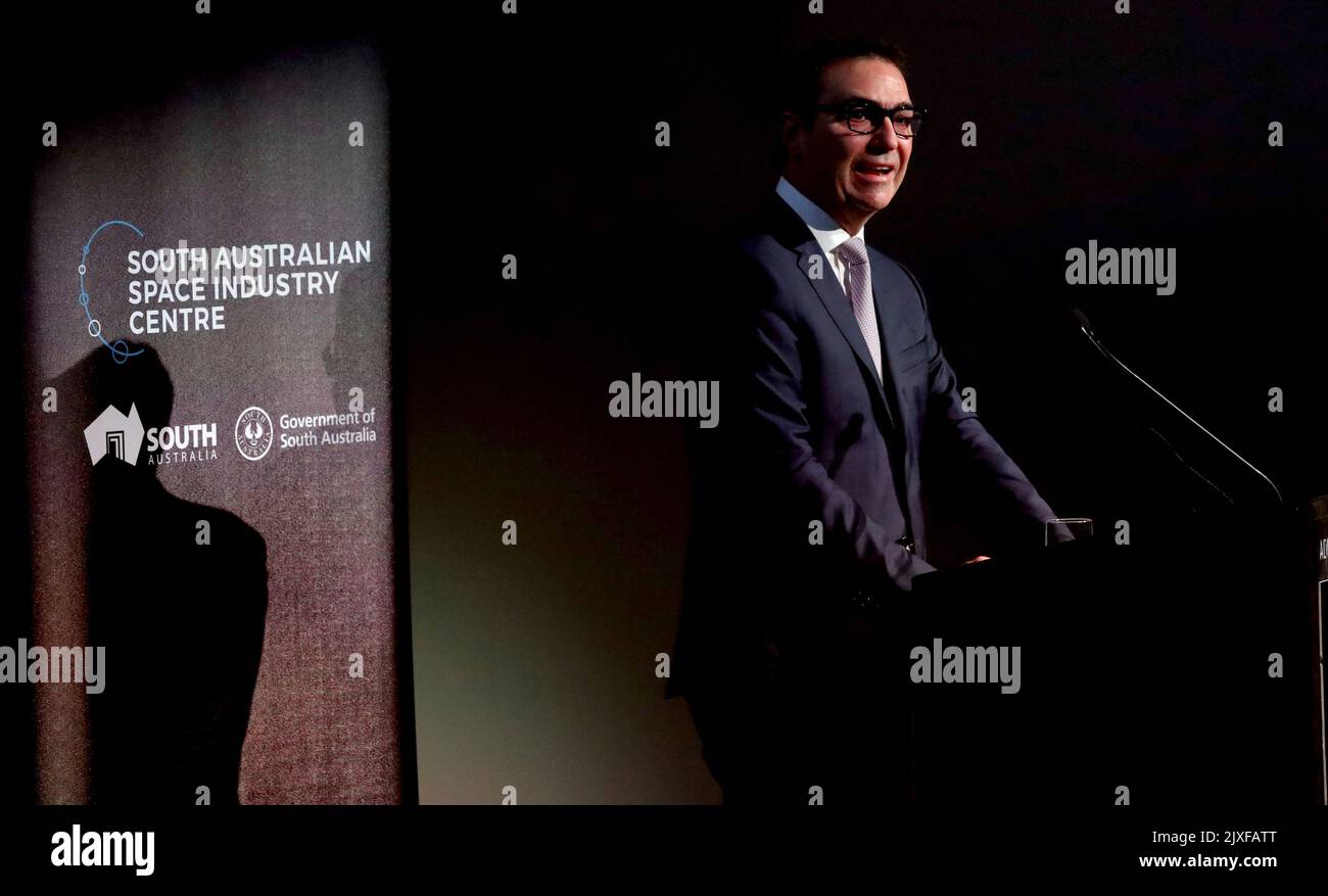 South Australian Premier Steven Marshall speaks at the 5th South ...