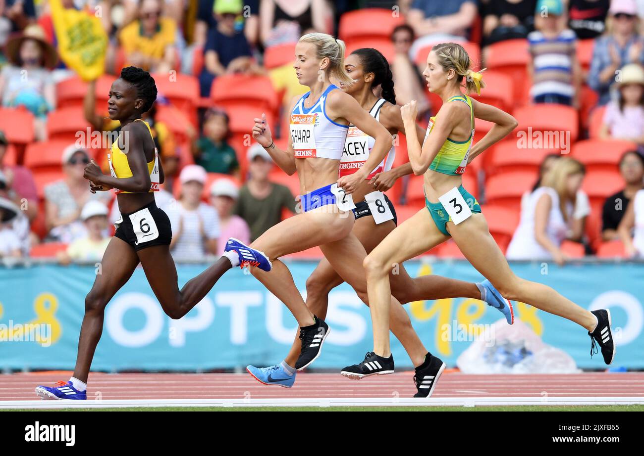 Georgia Griffith of Australia during the Women's 800m heat on day eight ...