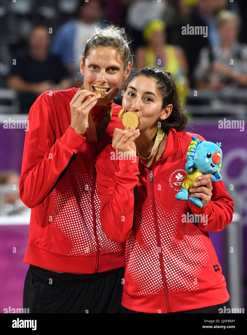 Sarah Pavan (left) and Melissa Humana-Paredes (right) of Canada ...