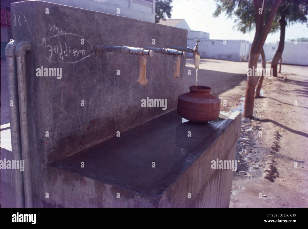 Community Water Points, Katch, Gujrat Stock Photo - Alamy