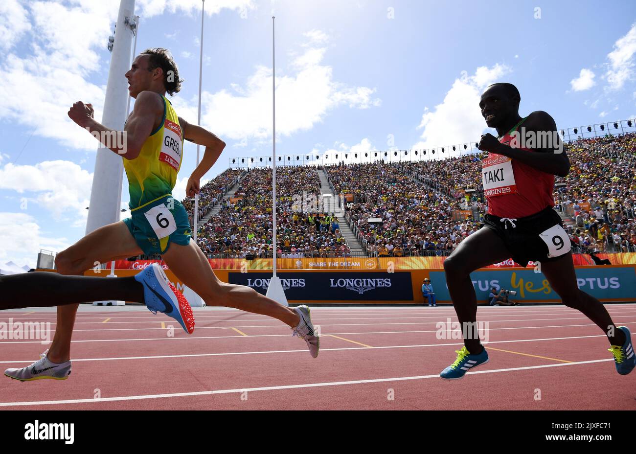 Ryan Gregson of Australia during the Men's 1500m heats on day nine of ...