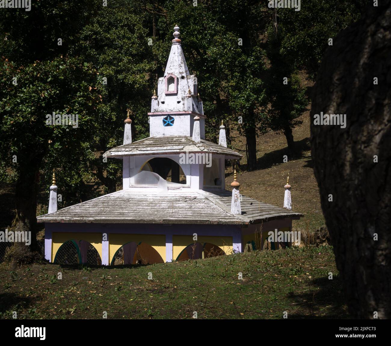 March 3rd 2021 Uttarakhand India. Naag Tibba Mountain Serpent God ...