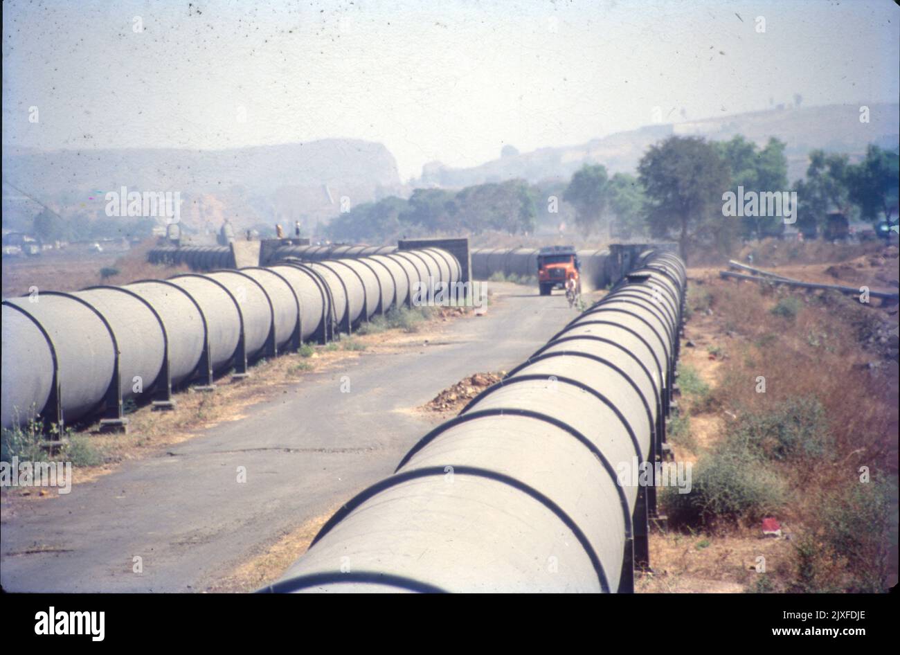 Water Supplying Pipe Lines, Maharashtra, India Stock Photo - Alamy