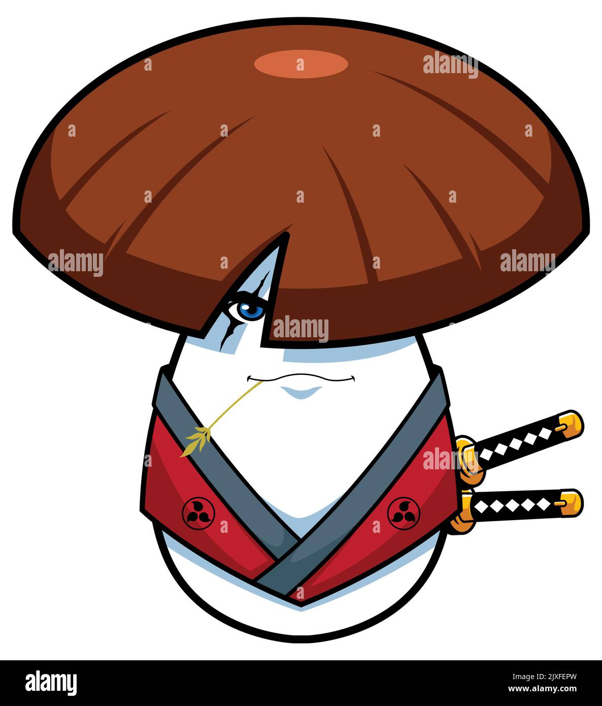 Japanese samurai face hi-res stock photography and images - Alamy