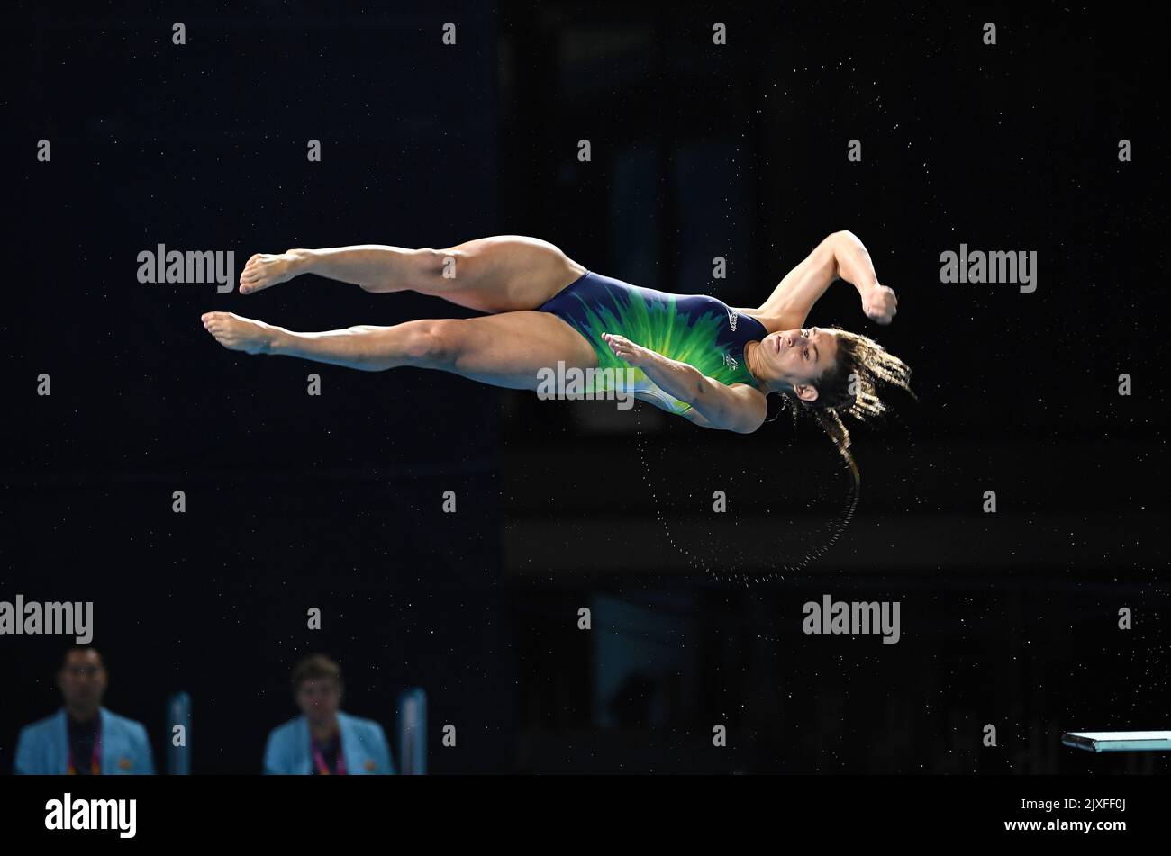 Maddison Keeney of Australia during the Womens 3m Springboard Final on ...