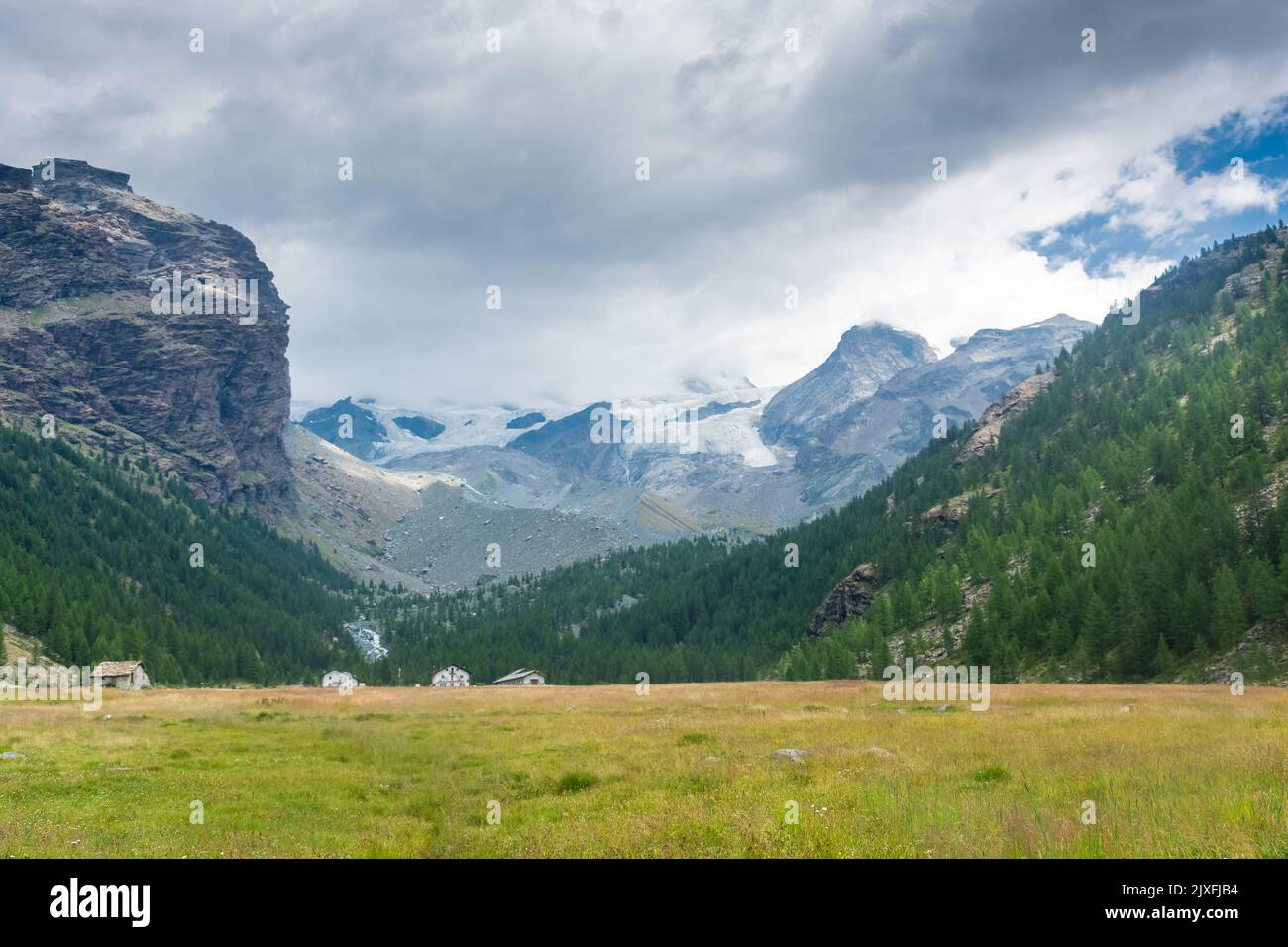 Valley of Ayes in Aosta Valley, Italy Stock Photo - Alamy