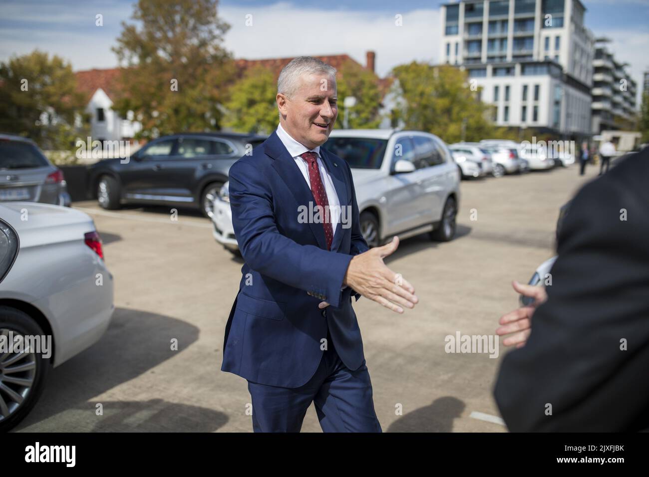 Acting Prime Minister Michael McCormack arrives at the National Press ...