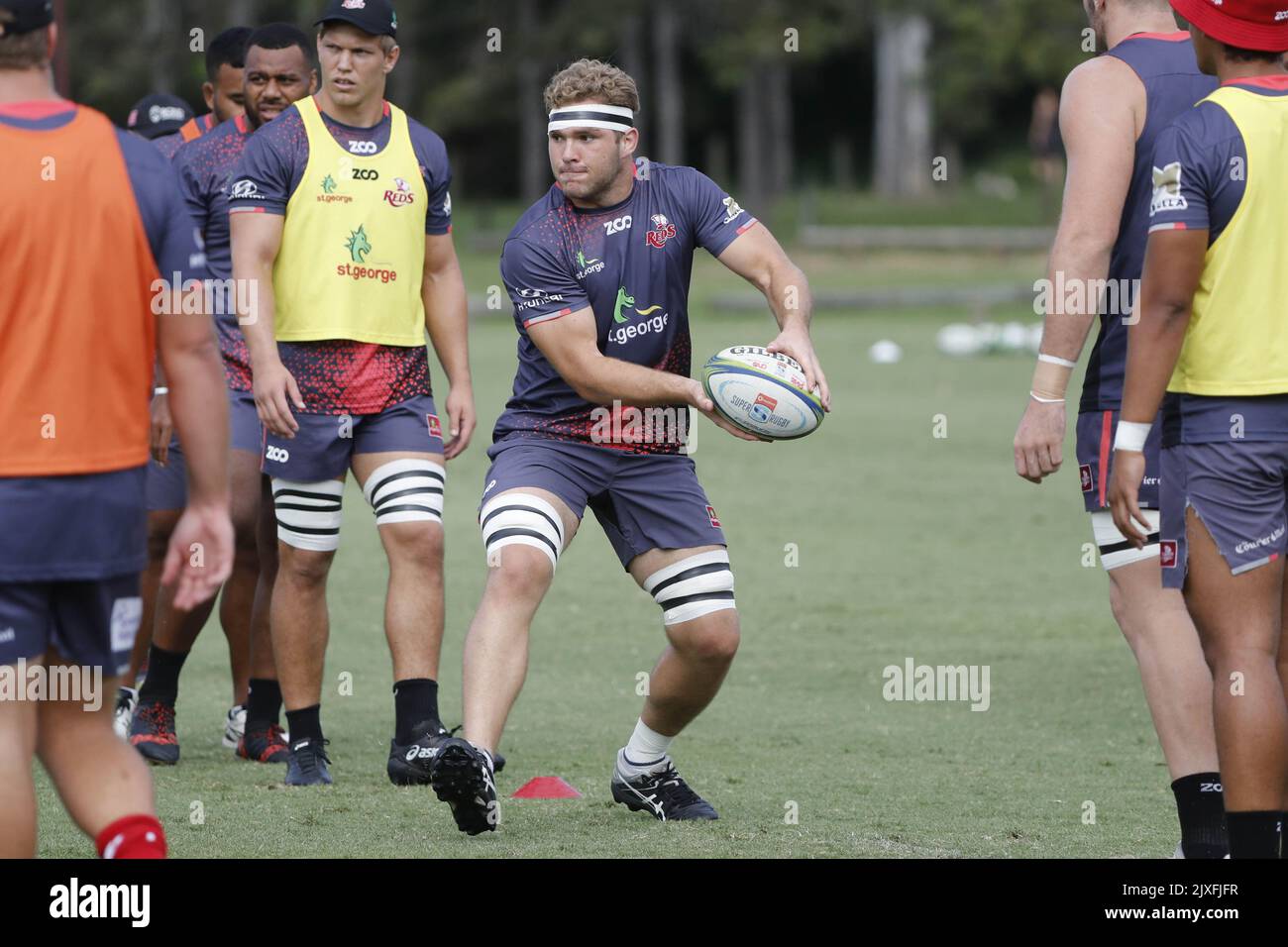 Angus Scott-Young in action during a training session with the ...