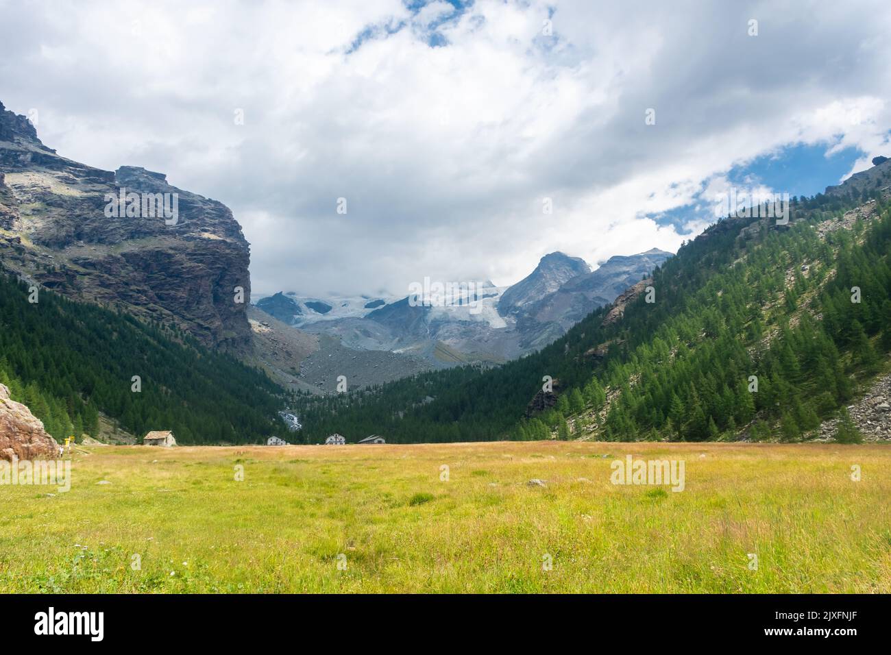 Valley of Ayes in Aosta Valley, Italy Stock Photo - Alamy