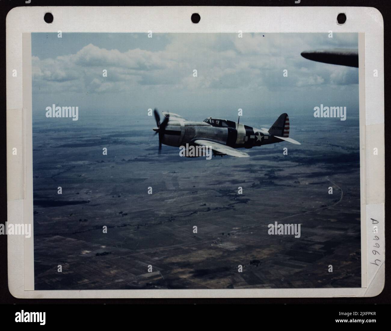 A Republic P-47 Thunderbolt Carrying General Purpose Bomb Heads For The ...