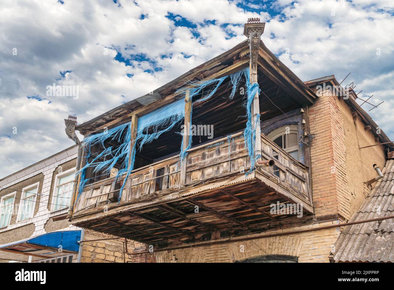Typical balcony of an ancient house hi-res stock photography and images ...