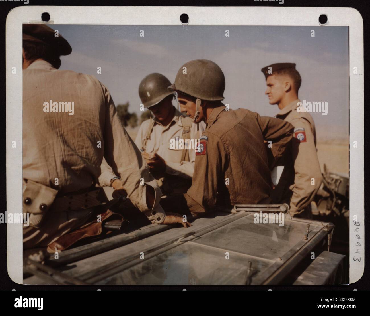 Airborne Troops Waiting For Take-Off Somewhere In Italy Stock Photo - Alamy
